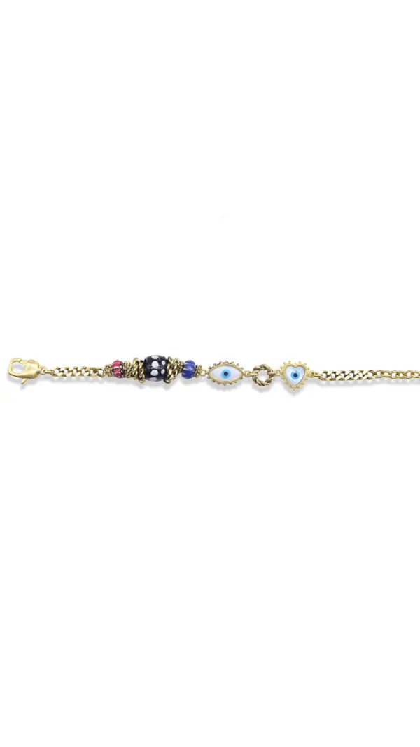 BAYEMEYC Alessia Evil Eye Charm Bracelet