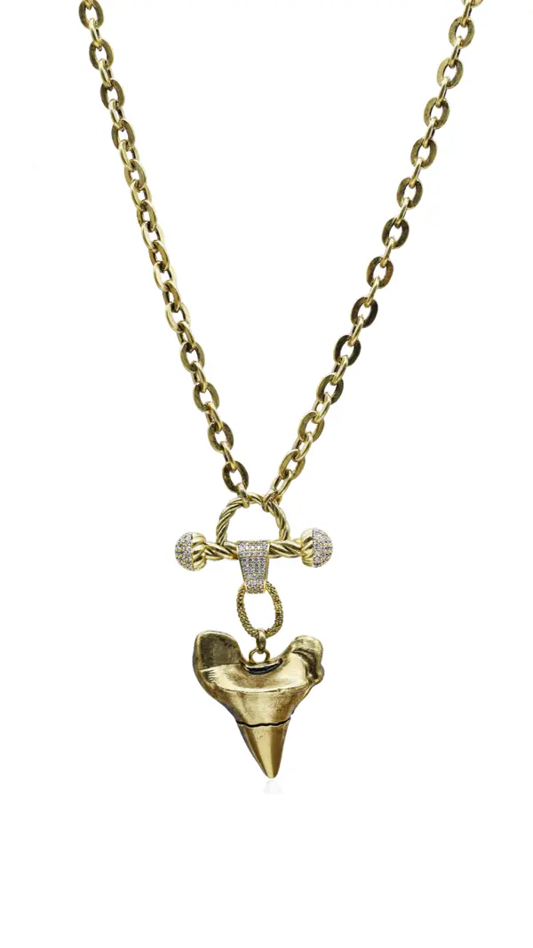 BAYEMEYC Opia Plated Pendant Necklace
