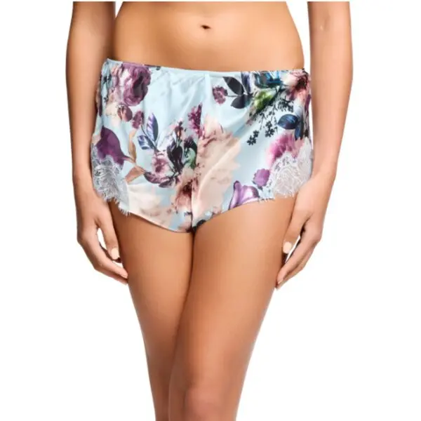 SAINTED SISTERS Scarlett Knicker In Moody Blooms - Blue