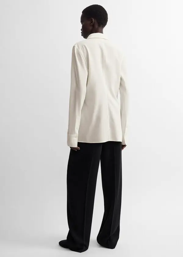 TOTEME Lightweight Wool Shirt - Ecru