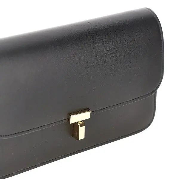 TOTEME T-lock Leather Pouch With Shoulder Strap