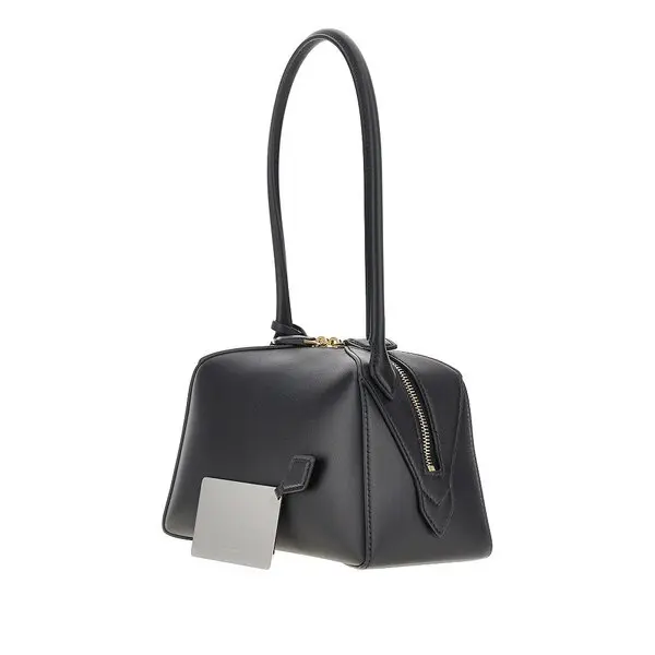 Alaïa Leather Le Bouledogue Bag - Black