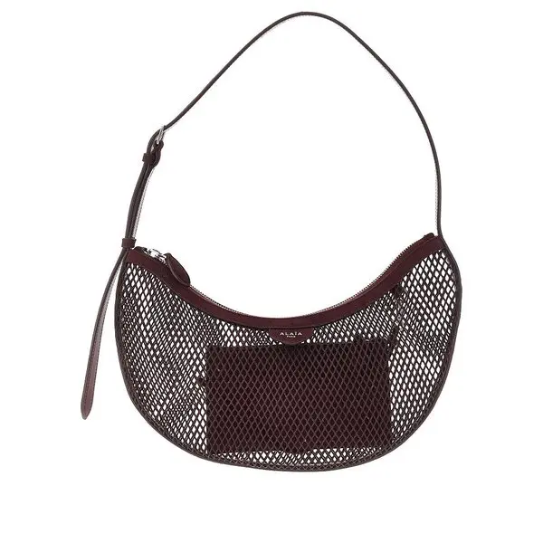 Alaïa One Piece Demi Lune Net Shoulder Bag