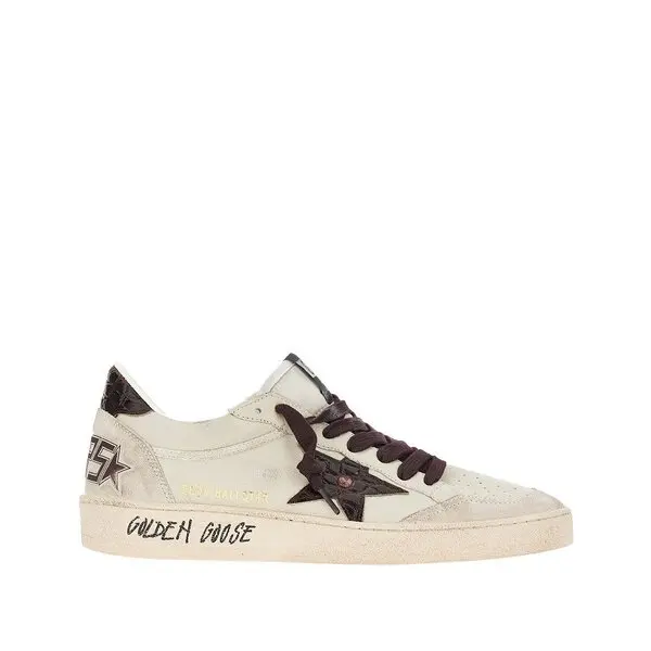 GOLDEN GOOSE Ballstar Leather Sneakers - Multicolor