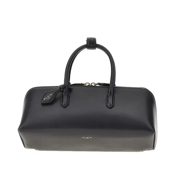 Alaïa Box Leather Delta Bag - Black