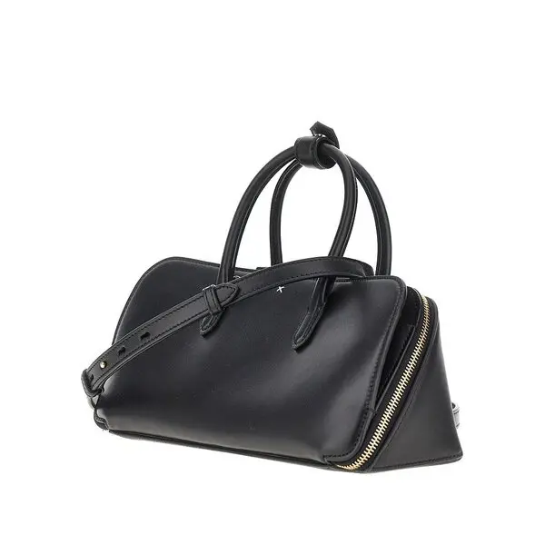 Alaïa Box Leather Delta Bag - Black