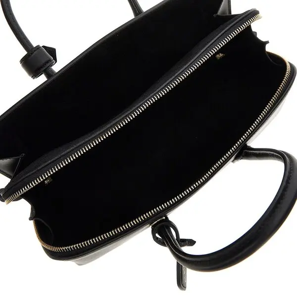 Alaïa Box Leather Delta Bag - Black