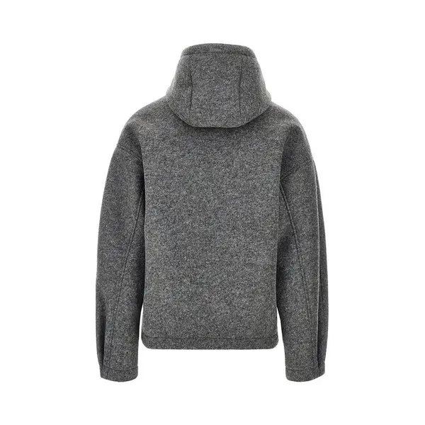 Herno Wool-blend Hooded Blouson Jacket