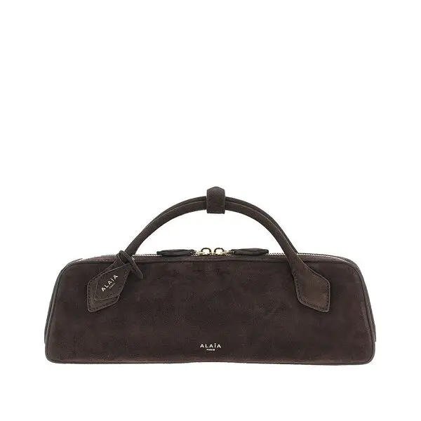 Alaïa Suede Leather Le Teckel Clutch