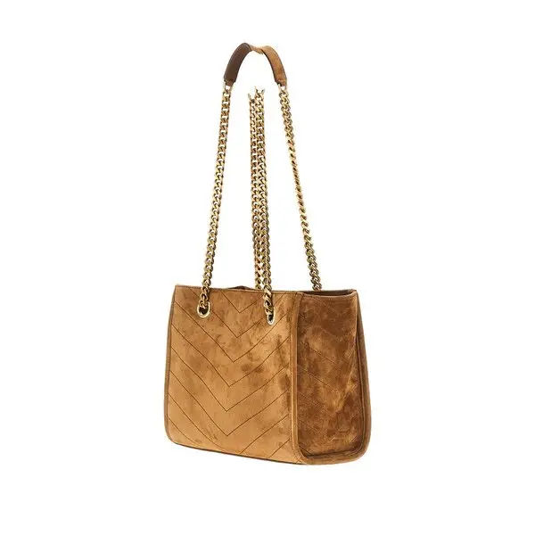 Saint Laurent Suede Niki Shopping Bag