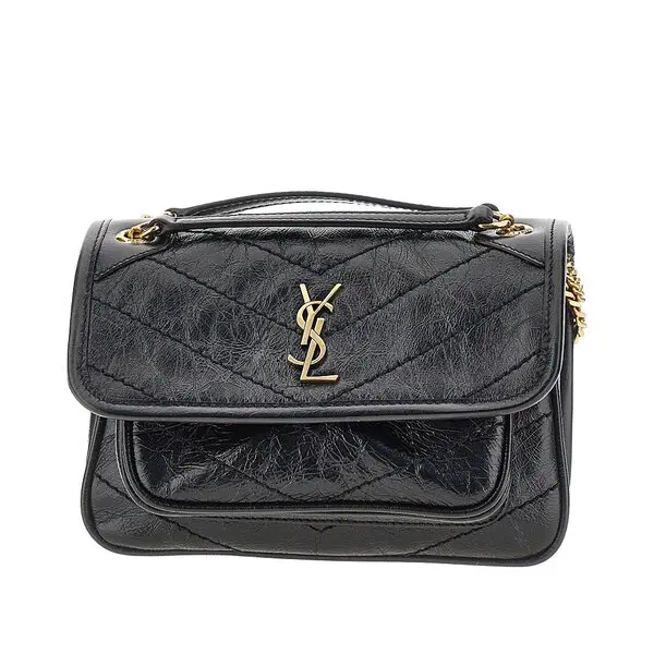 Saint Laurent Vintage Leather Mini Niki Bag