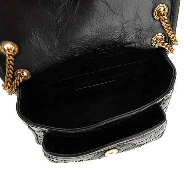 Saint Laurent Vintage Leather Mini Niki Bag