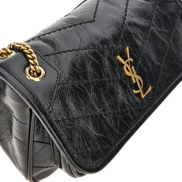 Saint Laurent Vintage Leather Mini Niki Bag