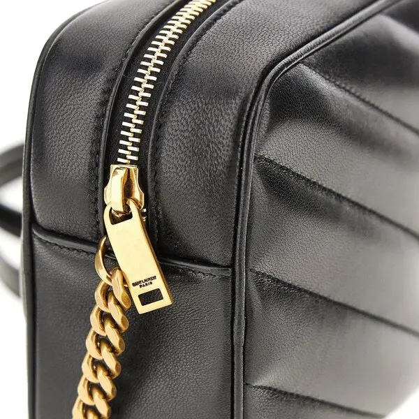 Saint Laurent Loulou' Matelassé Nappa Leather Camera Bag - Black