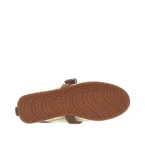 Alaïa Satin Cord And Net Ballet Flats