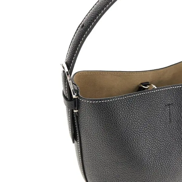 TOTEME Grained Leather Belted Tote Bag