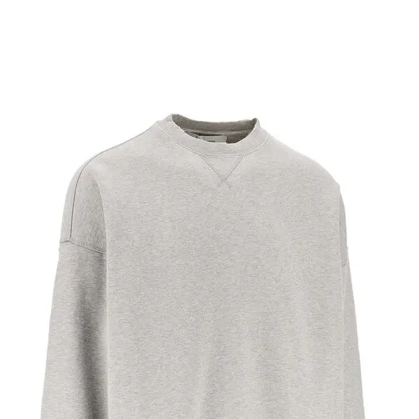 GOLDEN GOOSE Cotton Weathirt With Bouclé Fabric Logo