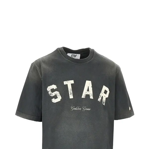 GOLDEN GOOSE Vintage Effect Relaxed Fit T-hirt