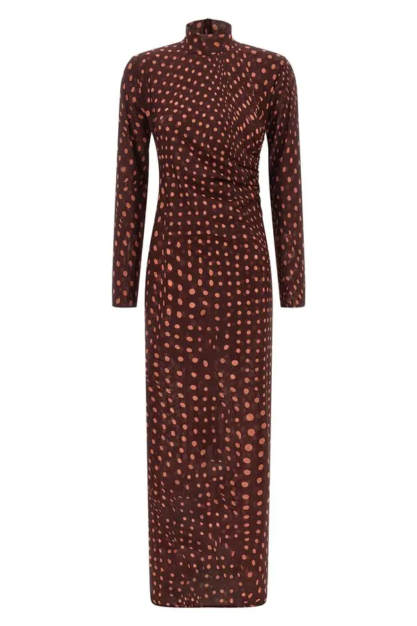 Stella McCartney Polka Dot Mesh Dress