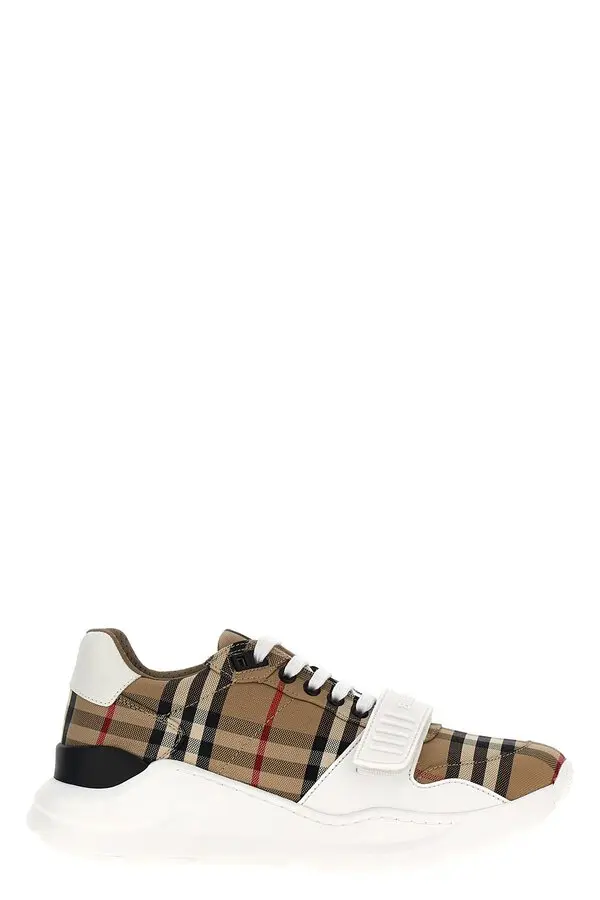 Burberry Check Print Sneakers