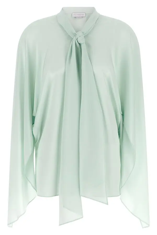 Stella McCartney Lavallière Collar Shirt