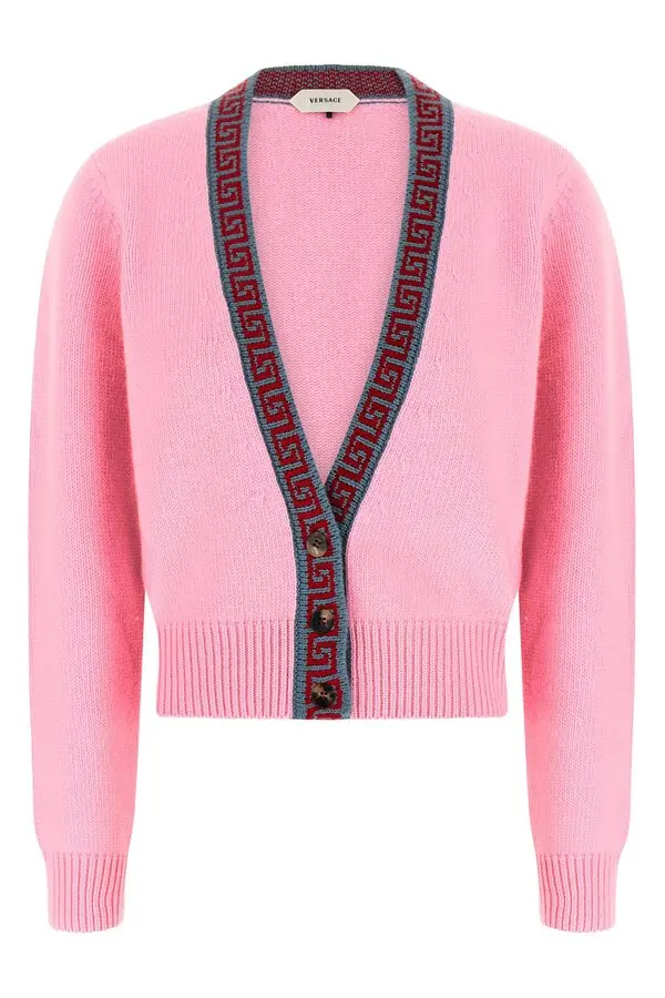 Versace Wool And Cashmere Cardigan