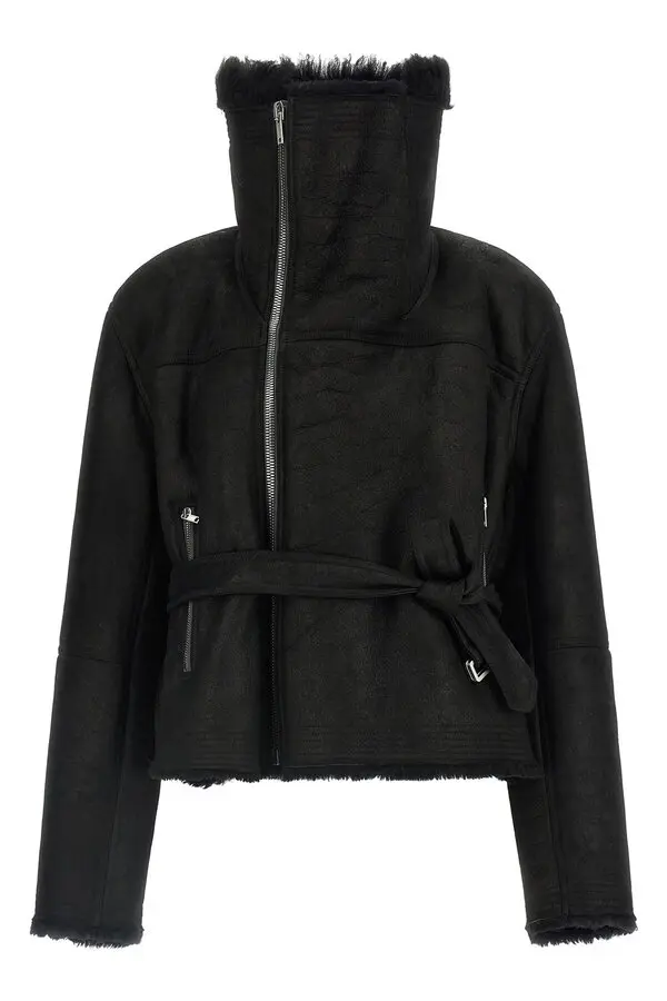 Rick Owens Cropped Flight' Jacket
