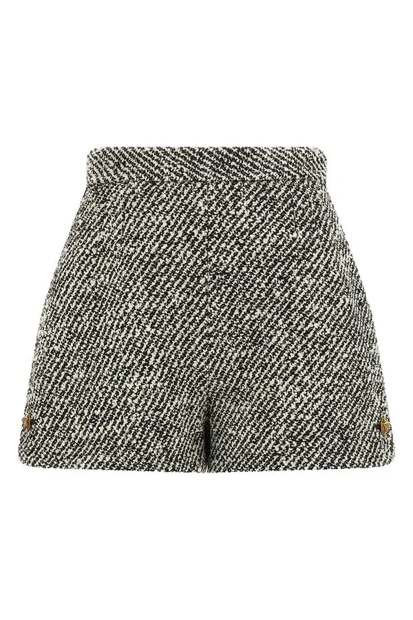 Versace Bouclé Wool Shorts