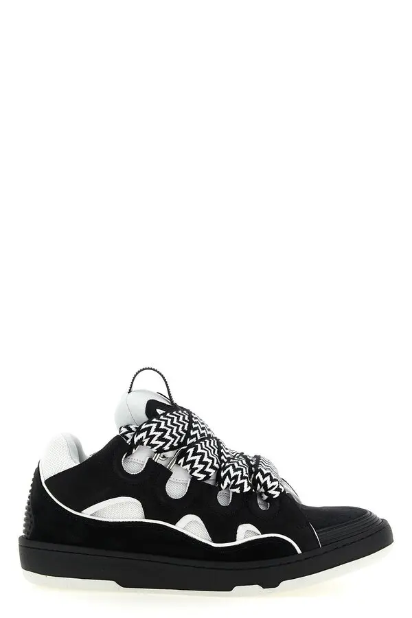 LANVIN Curb Sneakers - White/black