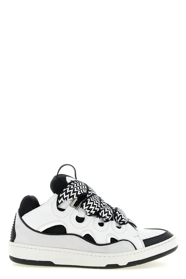 LANVIN Curb Sneakers - White/black