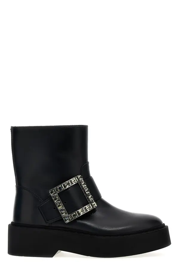 ROGER VIVIER Viv Rangers' Ankle Boots