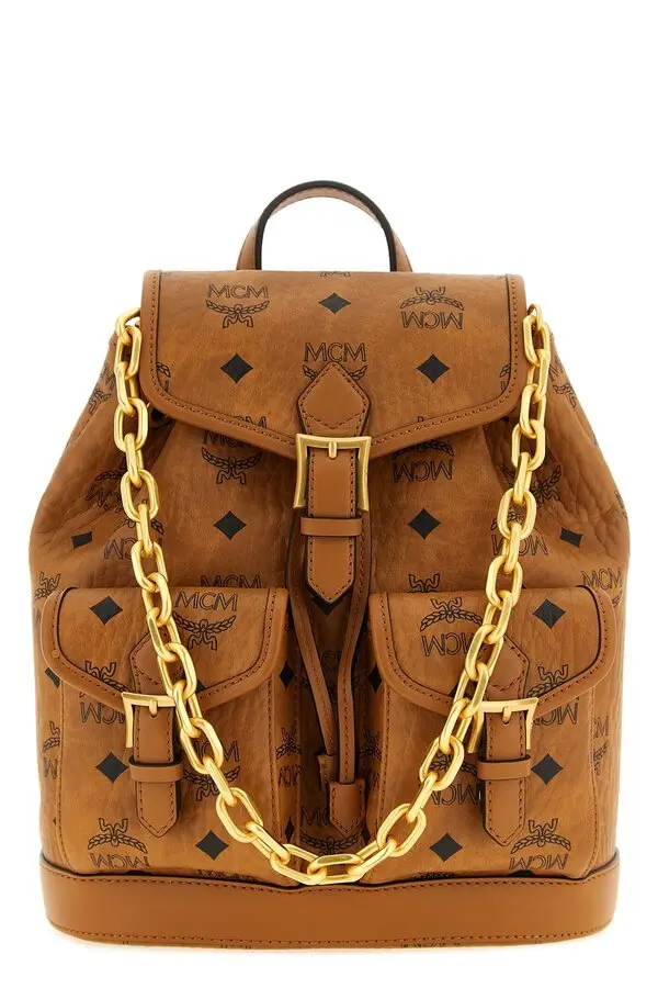 Mcm Aren Mini Backpack - Brown
