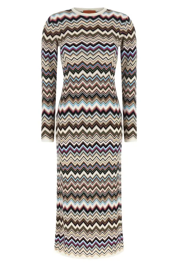 Missoni Chevron Knit Midi Dress