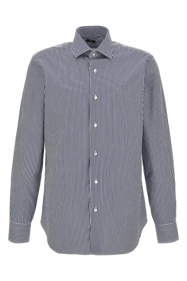 BARBA NAPOLI Striped Shirt