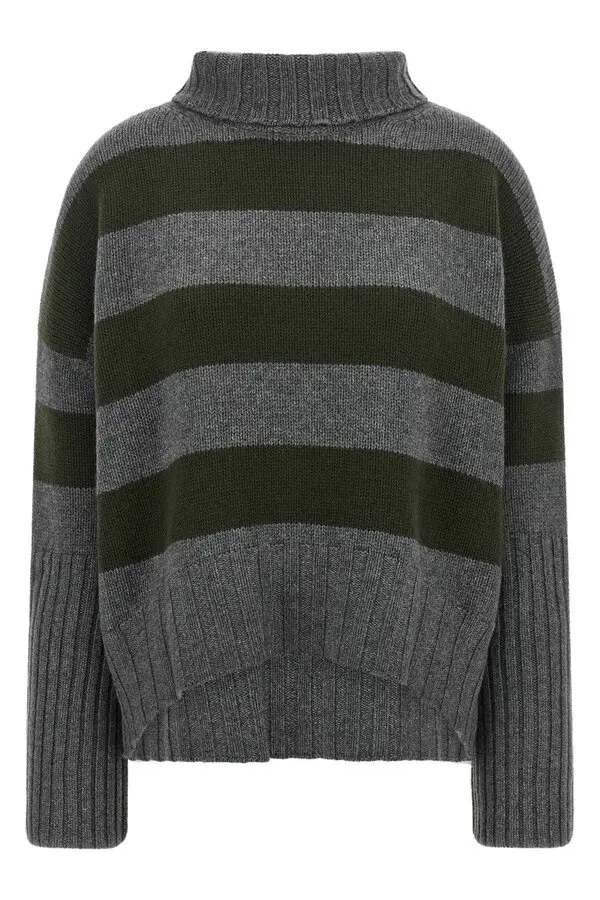 BE YOU Cashmere Striped Sweater