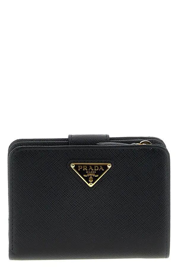 Prada Saffiano Small Wallet - Black