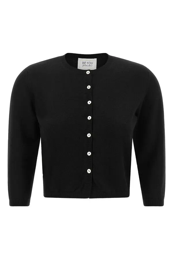 BE YOU Crew-neck Cardigan