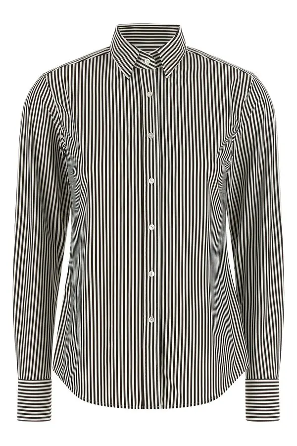 XACUS Sarakt Active Line Striped Shirt - White/black