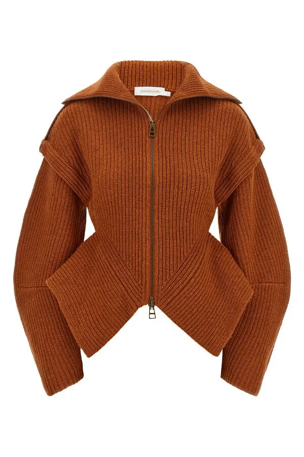 Zimmermann Valiant' Cardigan - Orange