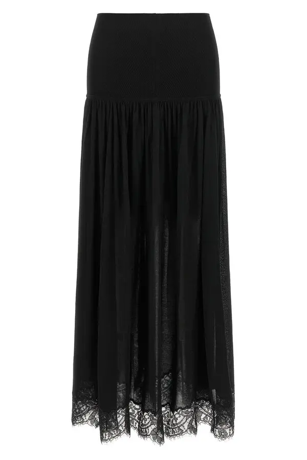 Zimmermann Valiant Long Skirt - Black