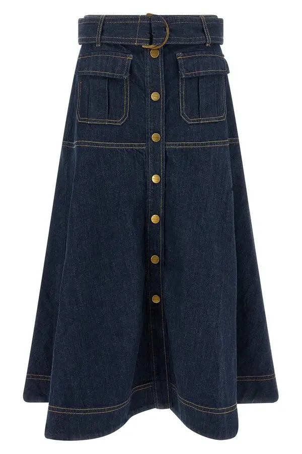 Zimmermann Denim Skirt
