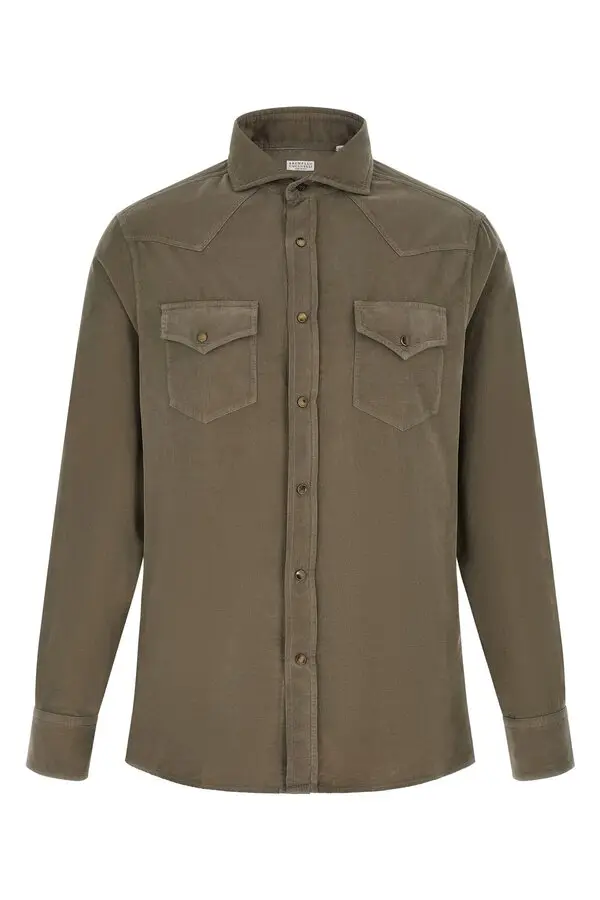 Brunello Cucinelli Corduroy Shirt