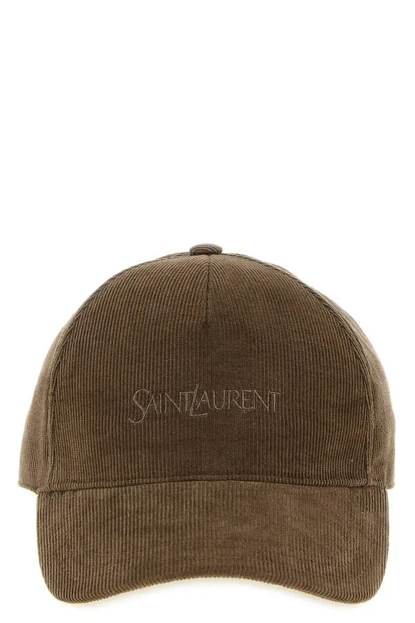 Saint Laurent Corduroy Baseball Cap