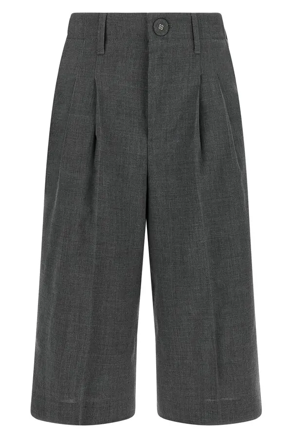 AMI Paris Carrot' Bermuda Shorts - Gray