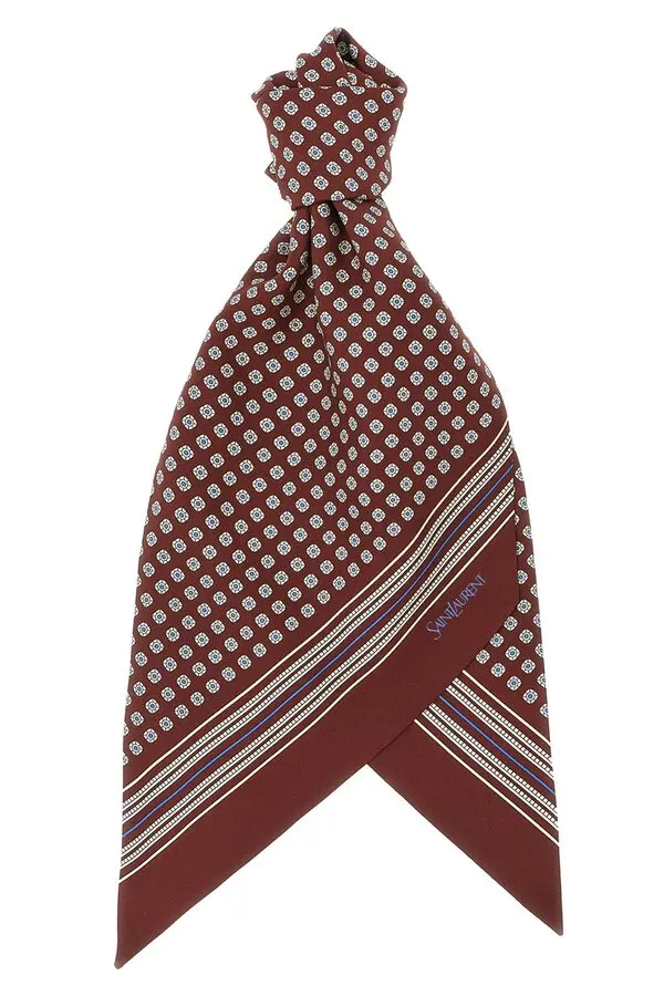 Saint Laurent Lavallière Scarf