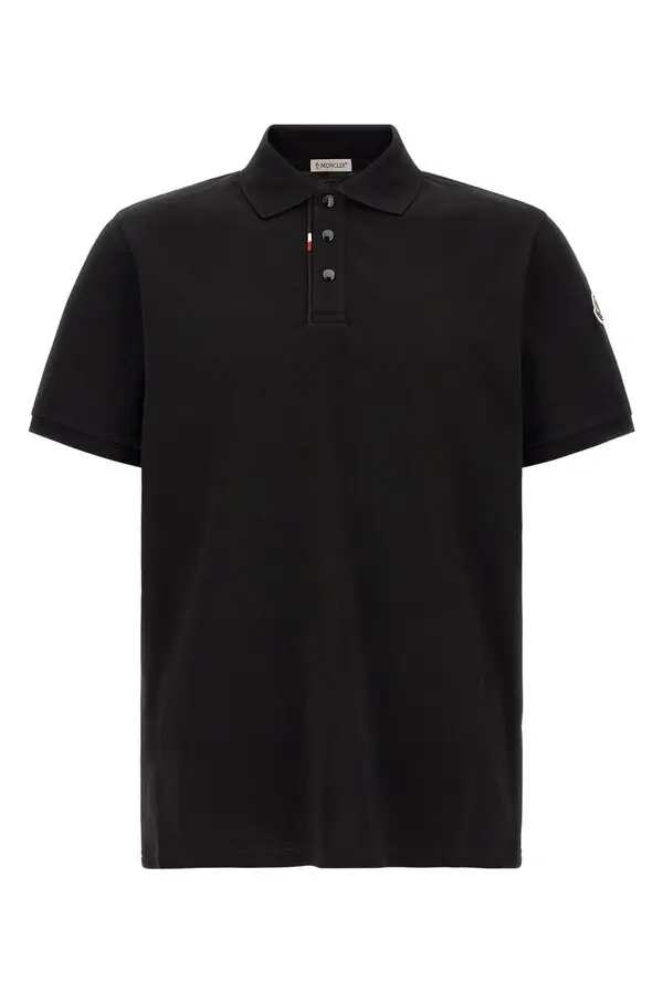 Moncler Tricolor Detail Polo Shirt