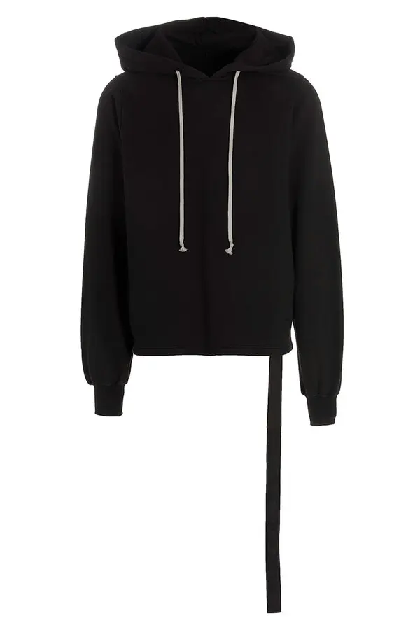 Rick Owens Asymmetrical Stitching Hoodie