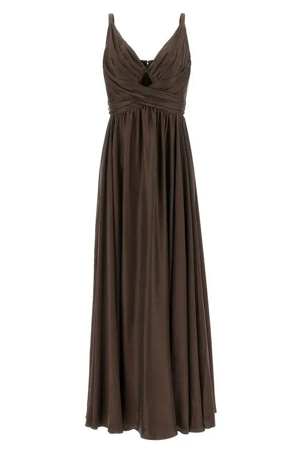 Zimmermann Cut-out Dress - Brown