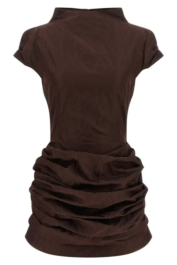 Magda Butrym 48 Dress - Brown