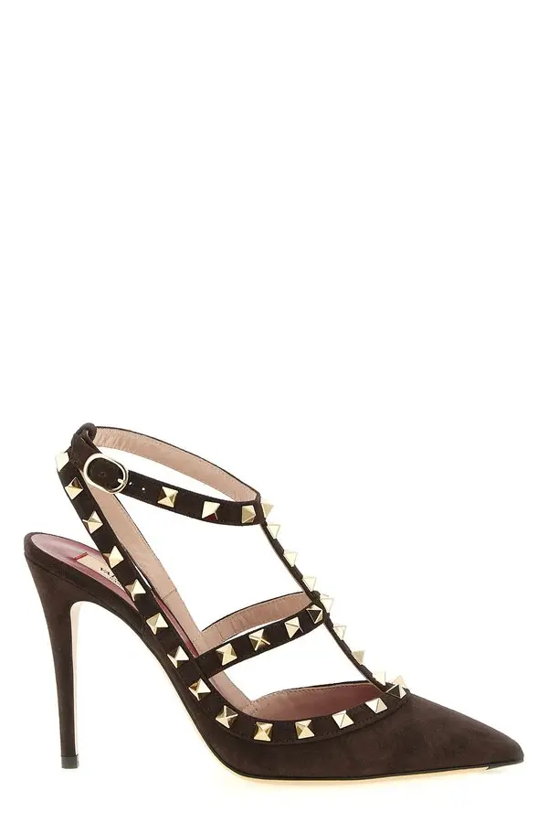 Valentino Garavani Rockstud Pumps - Brown